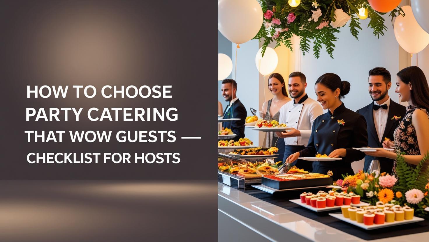 How to Choose Party Catering That Wows Guests | Party Catering Checklist